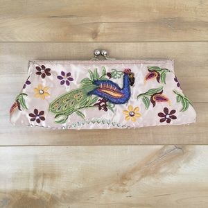 Chateau | Bags | Vintage 8s Peach Satin Clutch Purse | Poshmark